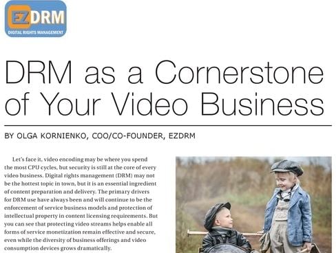 EZDRM Featured in Streaming Media Superguide